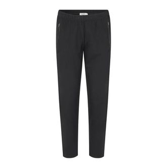 Masai Schwarze Hose mit elastischem Bund und Rei&szlig;verschlussdetails - - Trousers - Damen - Schwarzk - 2XL