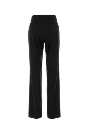 Pantaloni Torino Womens Black Stretch Wool Blend Pant Nero Pantaloni Trousers