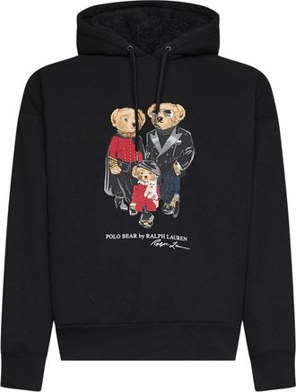Polo Ralph Lauren Sweat &agrave; capuche Polo Bear - Homme - Sweatshirts et sweats &agrave; capuche - Noir - Taille: XL