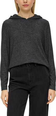 s.Oliver Kapuzen-Longsleeve aus Viskosemix