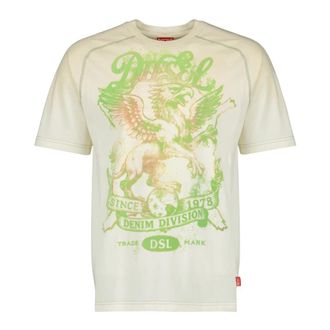 Diesel Homme, Tops, Vert, Taille: L T-Chemises