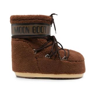 Moon Boot Femme, Chaussures, Brun, Taille: 39 EU Icon Low Fleece