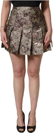 Dolce & Gabbana Femme, Jupes, Multicolore, Taille: 34 FR Mini-jupe trap&egrave;ze