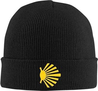 Generic Chapeau Homme, Symbole en Forme de Coquillage rayonnant des Lignes Hommes, Femmes Unisexe Bonnet Bonnet, Pull &agrave; Bonnets Hiver Chaleureux de No&euml;l