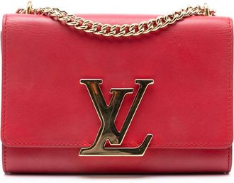 Louis Vuitton Hobo Bags - Leather Louise Chain MM - Gr. unisize - in Rot - f&uuml;r Damen