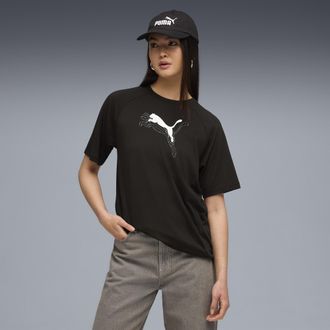Puma Evostripe Relaxed Graphic T-Shirt Damen, Kleidung, Schwarz, L