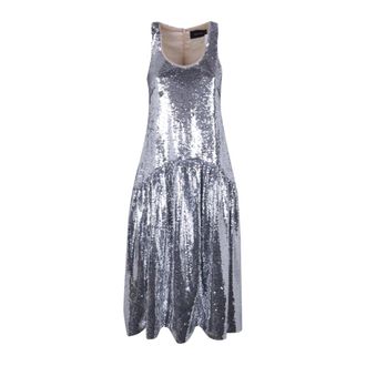 Simone Rocha Tapered Back Flounce Dress - - Dresses - Damen - Grau - XS