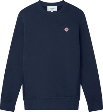 Casablanca unisex, Sweatshirts et sweats &agrave; capuche, Bleu, Taille: 2XL Lounge Logo SweaT-shirt