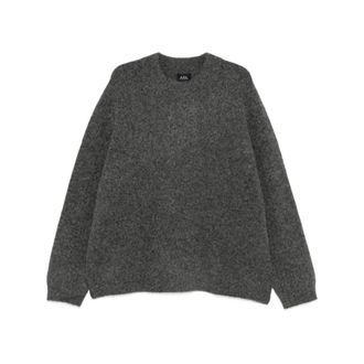 A.P.C. A.p.c., Homme, Pulls, Gris, Taille: L Pull col rond