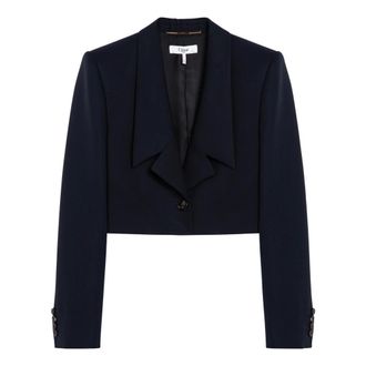 Chlo&eacute; Femme, Vestes, Bleu, Taille: 38 FR Veste Crois&eacute;e