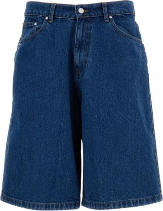 Arte Homme, Shorts, Bleu, Taille: W32 Buttoned Denim Shorts