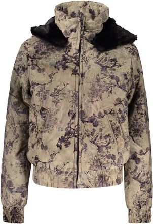 Desigual Veste Naomi matelass&eacute;e - Femme - Vestes - Beige - Taille: 42 FR
