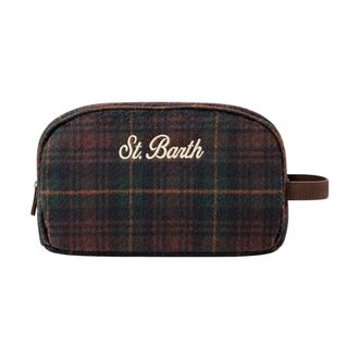 MC2 Saint Barth Trousse de toilette Westwood en laine - unisex - Sacs - Brun - Taille: ONE Size