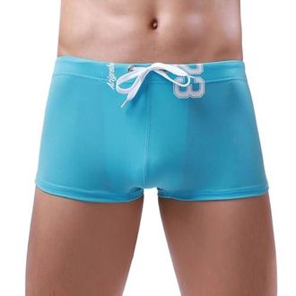 Generic Maillot de bain Hommes Maillots de Bain Hommes Shorts Grande Taille L&acirc;che Nouveau Natation U Shorts, bleu ciel, XXL
