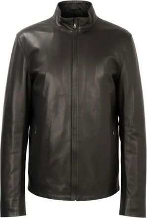 Sergio Moretti Homme, Vestes, Noir, Taille: 2XL Leather Vestes