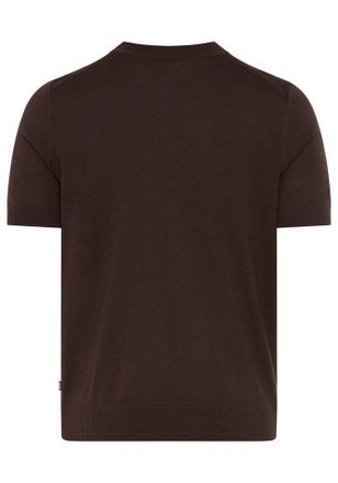 BOSS Kurzarmpullover Umauro aus Merinowolle, regular fit
