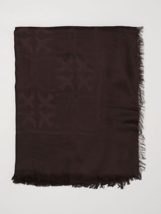 Pinko &Eacute;charpe carr&eacute;e en modal et viscose avec logo et bords frang&eacute;s
