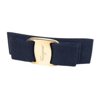 Ferragamo Barrette Pre-owned - Femme - Pre-owned - Bleu - Taille: ONE Size