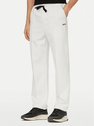 HUGO BOSS Jogginghose Member Hurley 50558602 Wei&szlig; Regular Fit