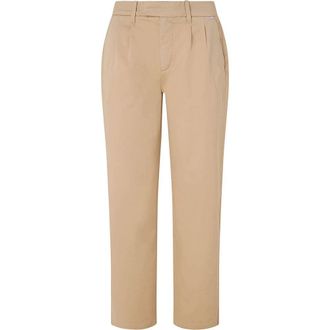 Pepe Jeans London Damen Tina Pants, beige, 27 W/30 L