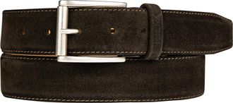 Hiltl Herren Gürtel braun Veloursleder