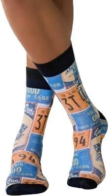 Wigglesteps | Chaussettes mi-mollets pour homme, Licence r&eacute;tro, 41-46