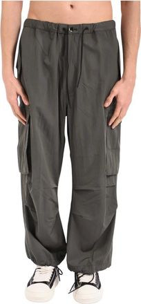 Nine In The Morning Homme, Pantalons, Vert, Taille: M Wide Pantalons