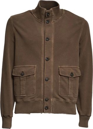 Circolo 1901 Homme, Pulls, Brun, Taille: S Bomber en felpa