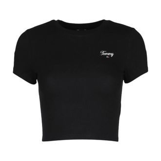 Tommy Jeans Damen, Oberteile, Schwarzk, XLGr&ouml;&szlig;e