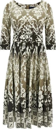 Samantha Sung Femme, Robes, Multicolore, Taille: 44 FR Abelia Robe Midi Imprim&eacute;e