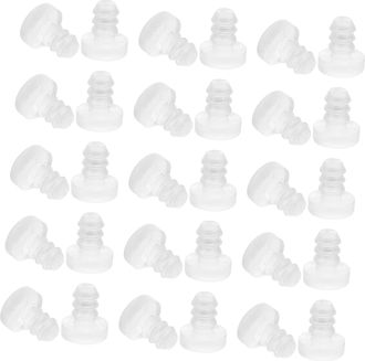 Soimiss 50 St&uuml;ck M&ouml;bel Gummipuffer Transparent Sto&szlig;d&auml;mpfer rutschfeste Gummianschl&auml;ge f&uuml;r Glastischplatten M&ouml;bel Beine Schutzpads M&ouml;belauflagen f&uuml;r Innen und 