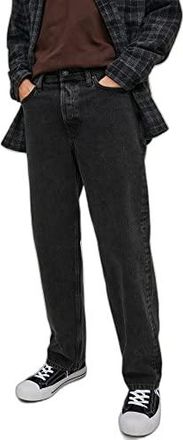 Jack & Jones Jean à Coupe Ample JJIEDDIE Jjoriginal CJ 275 PCW Jean à Coupe Loose Black Denim 30 34 Black Denim (US) 30 / L34