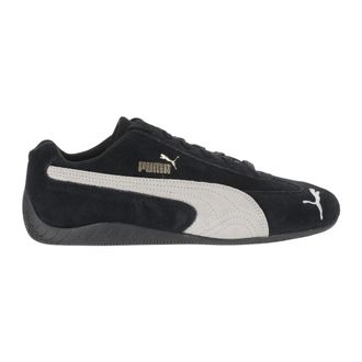 Puma Leder Schn&uuml;rsneaker Unisex Schwarz Wei&szlig; - - Shoes - Herren - Schwarzk - 36 EU
