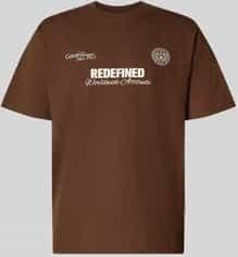 Redefined Rebel T-Shirt mit Statement-Print und Rundhalsausschnitt