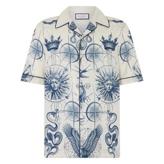 Philipp Plein Herren, Shirts, Beige, LGr&ouml;&szlig;e