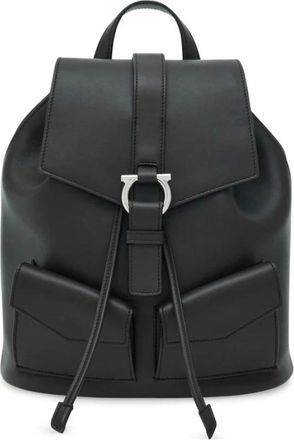 Ferragamo Femme, Sacs, Noir, Taille: ONE Size Sac &agrave; dos