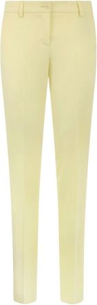Philipp Plein Femme, Pantalons, Jaune, Taille: 40 FR Wool Office Pantalons