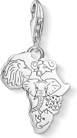 Thomas Sabo Thomas Sabo Damen Charm-Anhänger Afrika 925 Sterling Silber 1417-637-21
