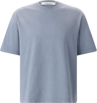 Golden Goose Homme, Tops, Bleu, Taille: L T-Chemises