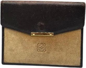 Loewe Pre-owned Vintage Porte-cartes - Femme - Pre-owned - Brun - Taille: ONE Size