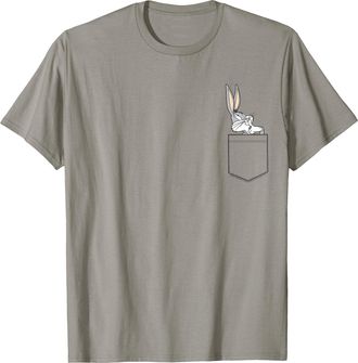 Looney Tunes Looney Tunes Bugs Bunny Faux Pocket T-Shirt
