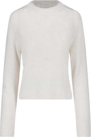 Lisa Yang Pull Col Rond - Blanc