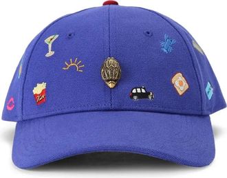 Kurt Geiger Femme, Accessoires, Violet, Taille: ONE Size Casquette London
