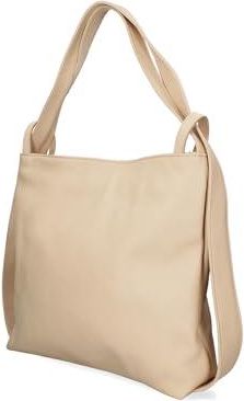 Gave Lux Sac à bandoulière convertible en sac à dos pour femme en cuir véritable Made in Italy 37x37x9 cm GLX228105323FBG, taupe, Taille unique