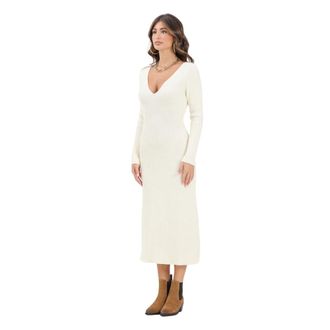 Akep Midi-Kleid - - Dresses - Damen - Beige - M