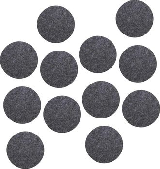 BESPORTBLE 12 St&uuml;ck Teiliges Filz Rund Hitzeisolierend Saugf&auml;hig rutschfest Sch&uuml;tzend f&uuml;r Holz Marmor Glastische Stilvolles Geruchsfreies Design Vielseitig als T