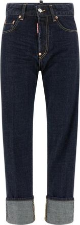 Dsquared2 Femme, Jeans, Bleu, Taille: 40 FR Tomboy Jeans