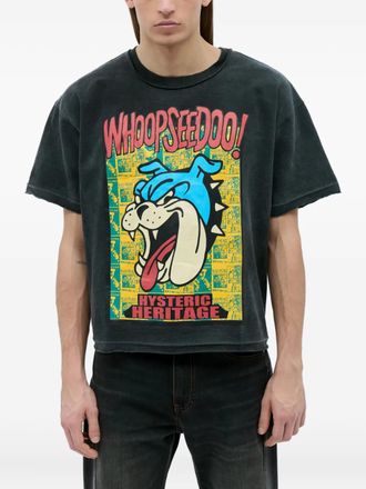 Hysteric Glamour t-shirt Bulldog - Noir