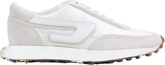 Diesel Femme, Chaussures, Blanc, Taille: 38 EU Baskets &agrave; Lacets en Cuir et Synth&eacute;tique