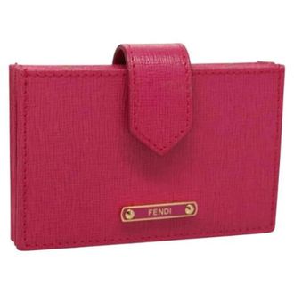 Fendi Pre-owned Cuir petite-maroquinerie - Femme - Pre-owned - Rose - Taille: ONE Size